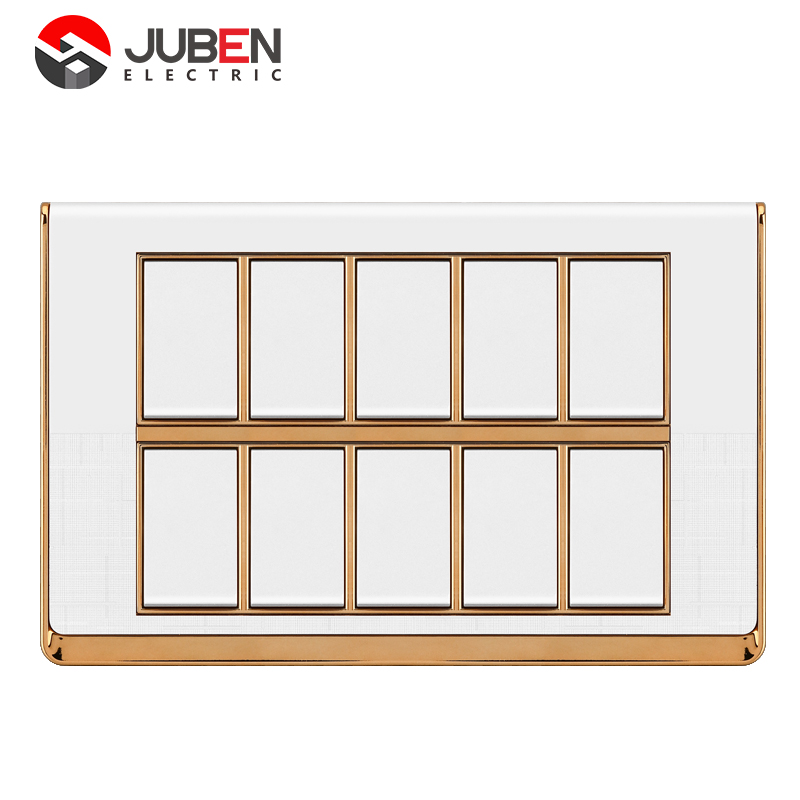 10 GANG 1 WAY SWITCH - WENZHOU JUBEN ELECTRIC TECHNOLOGY CO., LTD.