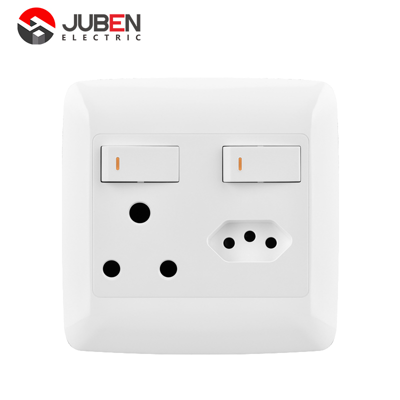 2 GANG BRAZIL 16A SOCKET - WENZHOU JUBEN ELECTRIC TECHNOLOGY CO., LTD.